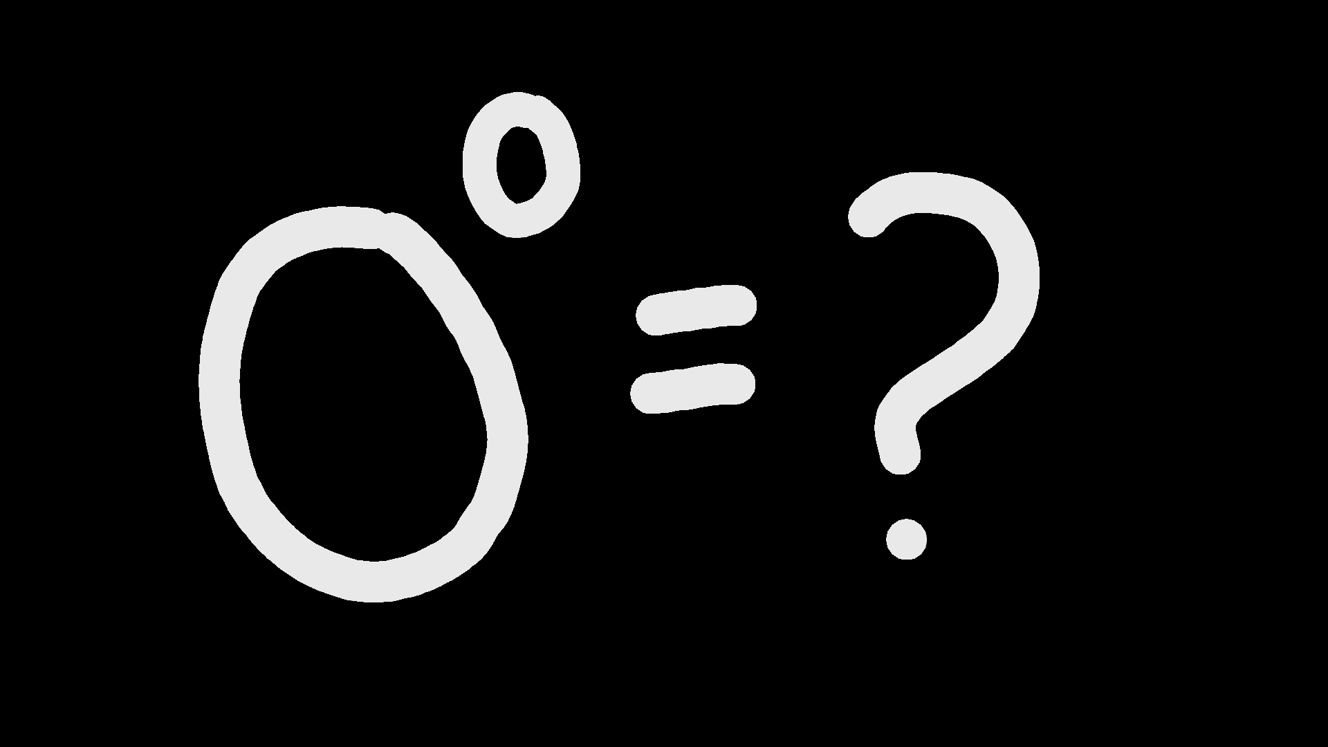 Resolution Needed: 0^0=? - Nadia Jo | Brilliant