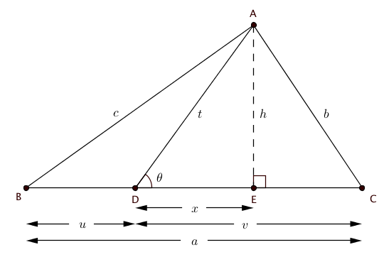Stewart's Theorem | Brilliant Math & Science Wiki