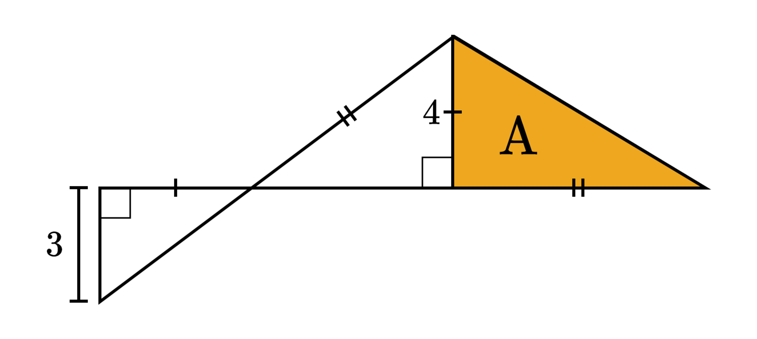 Finding area of shaded region [triangle, Pythagorean theorem] : r/learnmath