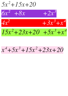 Multiplying Polynomials - Quadratics | Brilliant Math & Science Wiki
