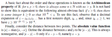 Archimedean Property | Brilliant Math & Science Wiki