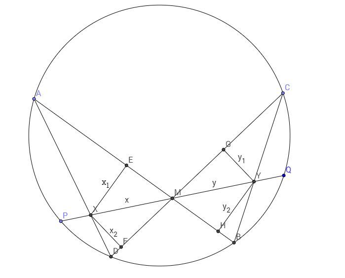 Butterfly Theorem | Brilliant Math & Science Wiki