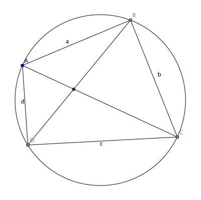 Brahmagupta's Formula | Brilliant Math & Science Wiki