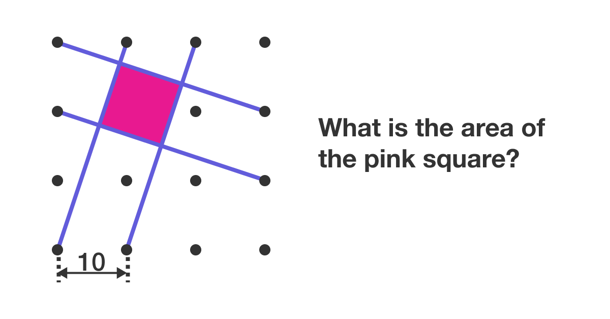 Geometry Problem on Length and Area - Problem Solving: Square on the ...